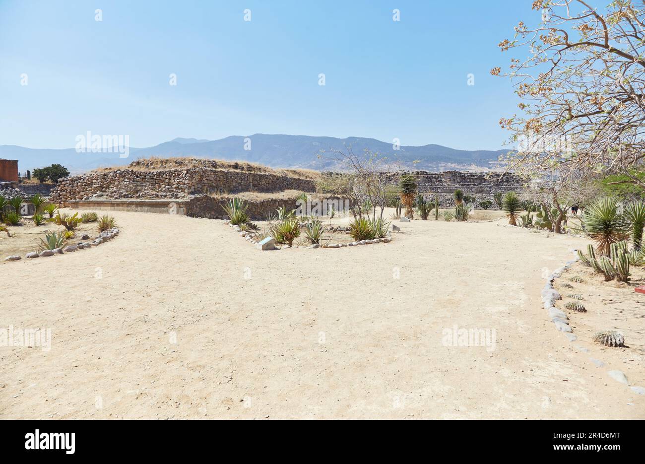 The unique ruins of Mitla, in Oaxaca, Mexico, was a Zapotec and Mixtec ...
