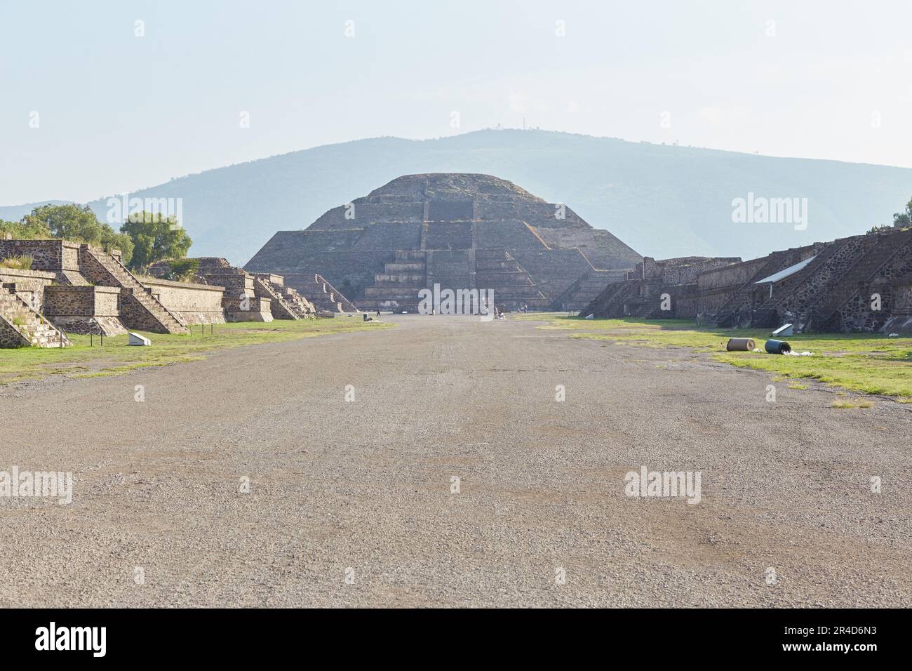 The Pyramid of the Moon at Teotihuacan, Mexico, one of Mexico's most ...