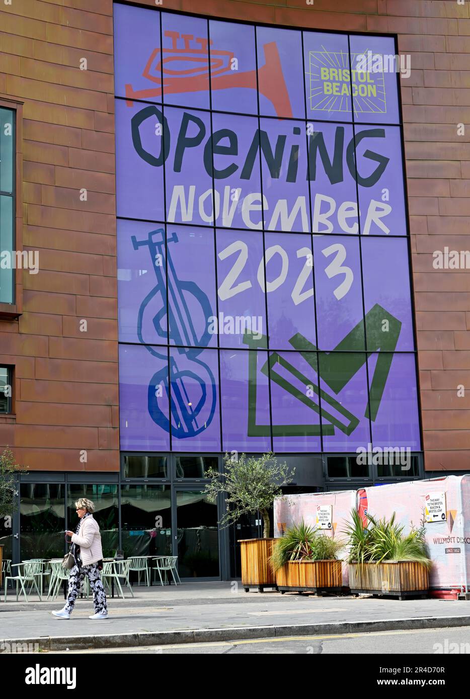 Bristol Beacon, formally known as Colston Hall, outside front before ...