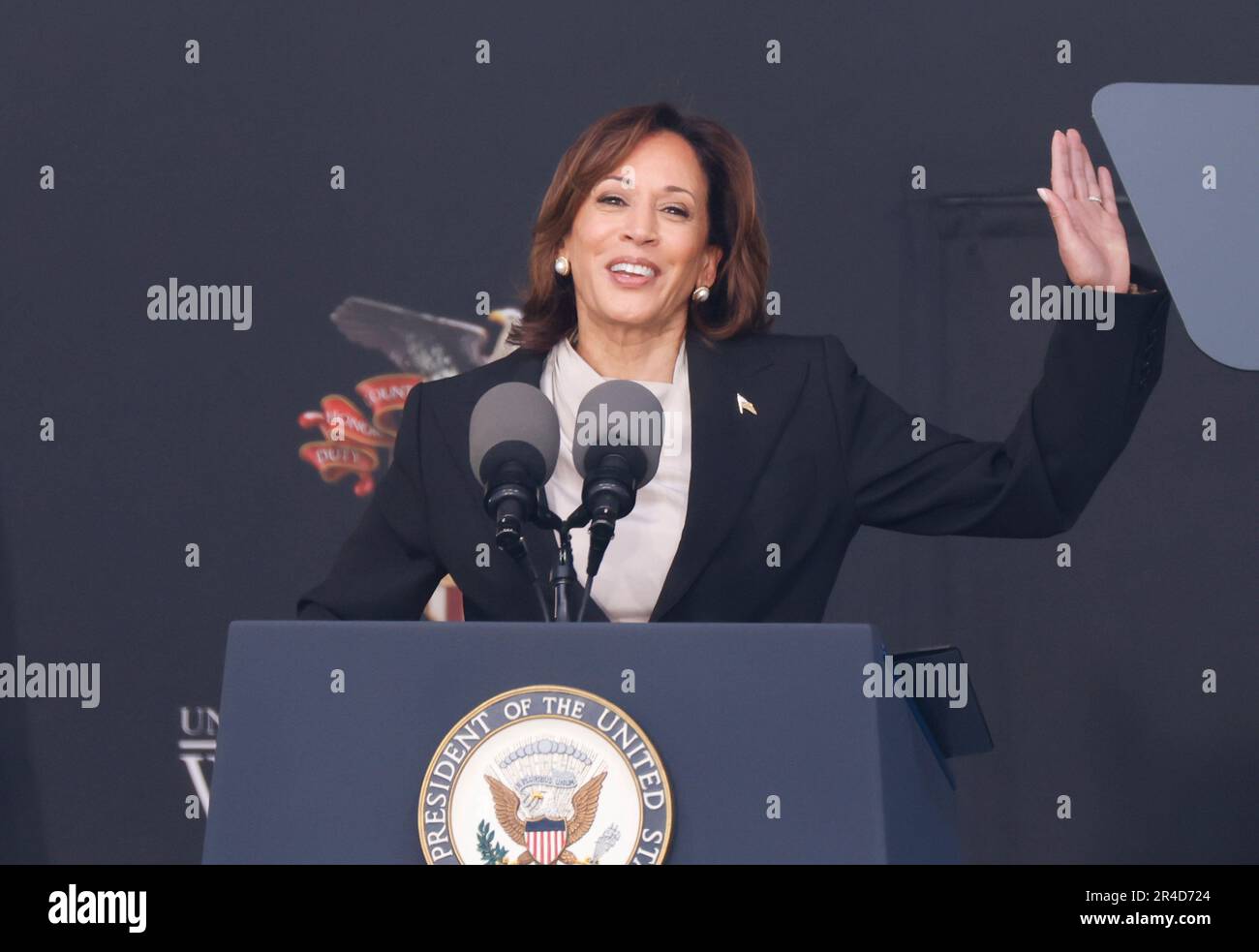 West Point, United States. 27th May, 2023. United States Vice President ...