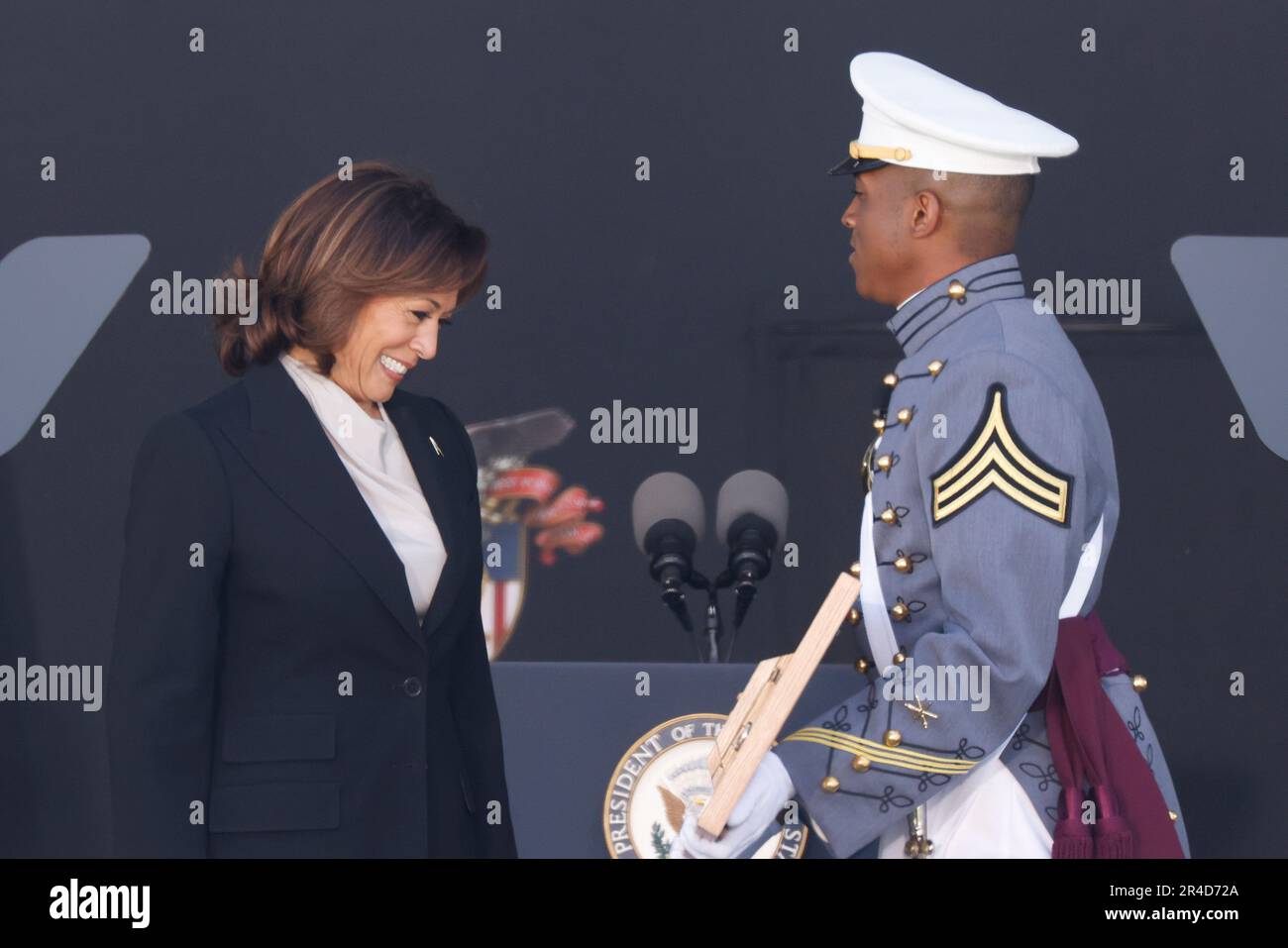 West Point, United States. 27th May, 2023. United States Vice President ...