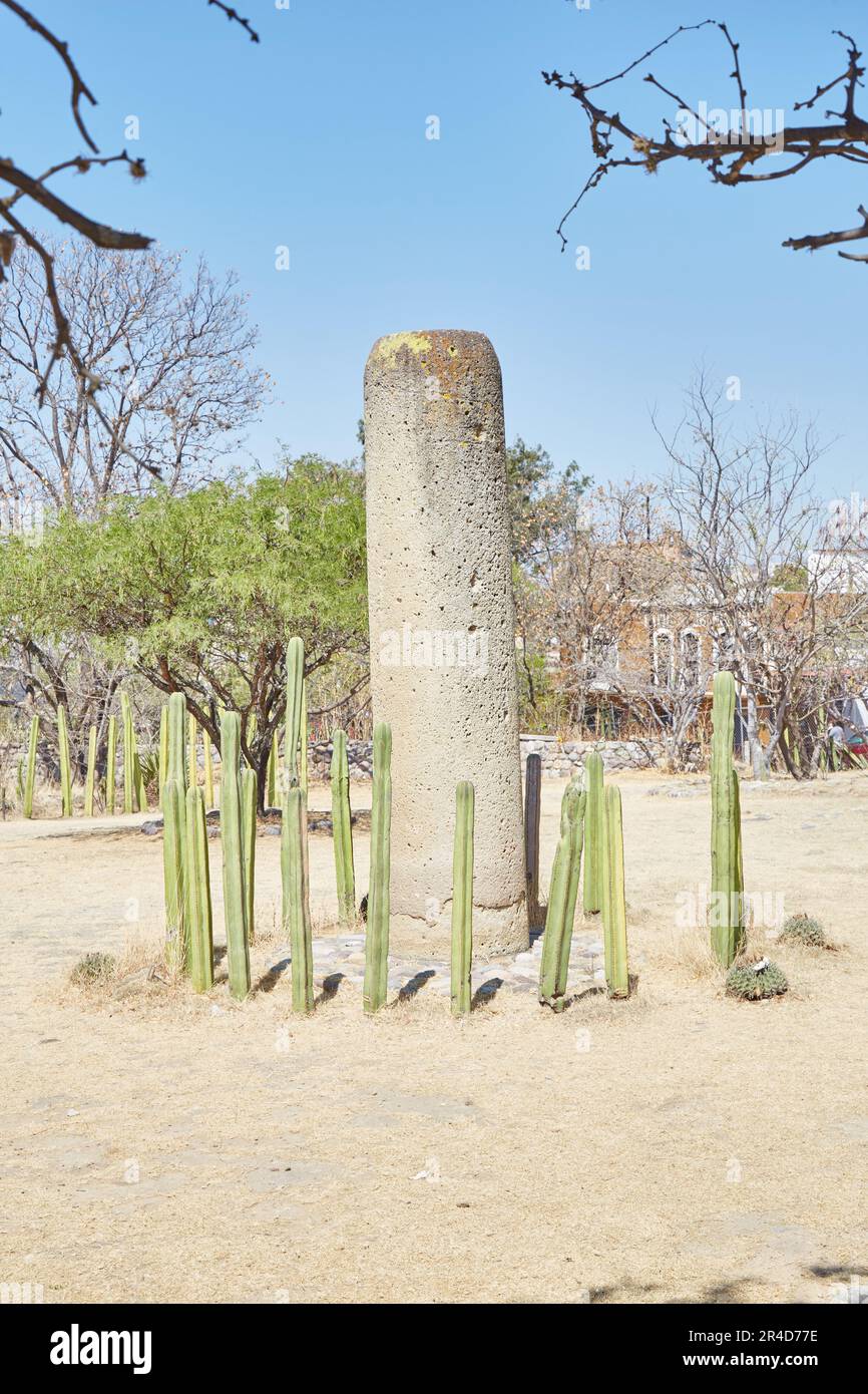The unique ruins of Mitla, in Oaxaca, Mexico, was a Zapotec and Mixtec ...