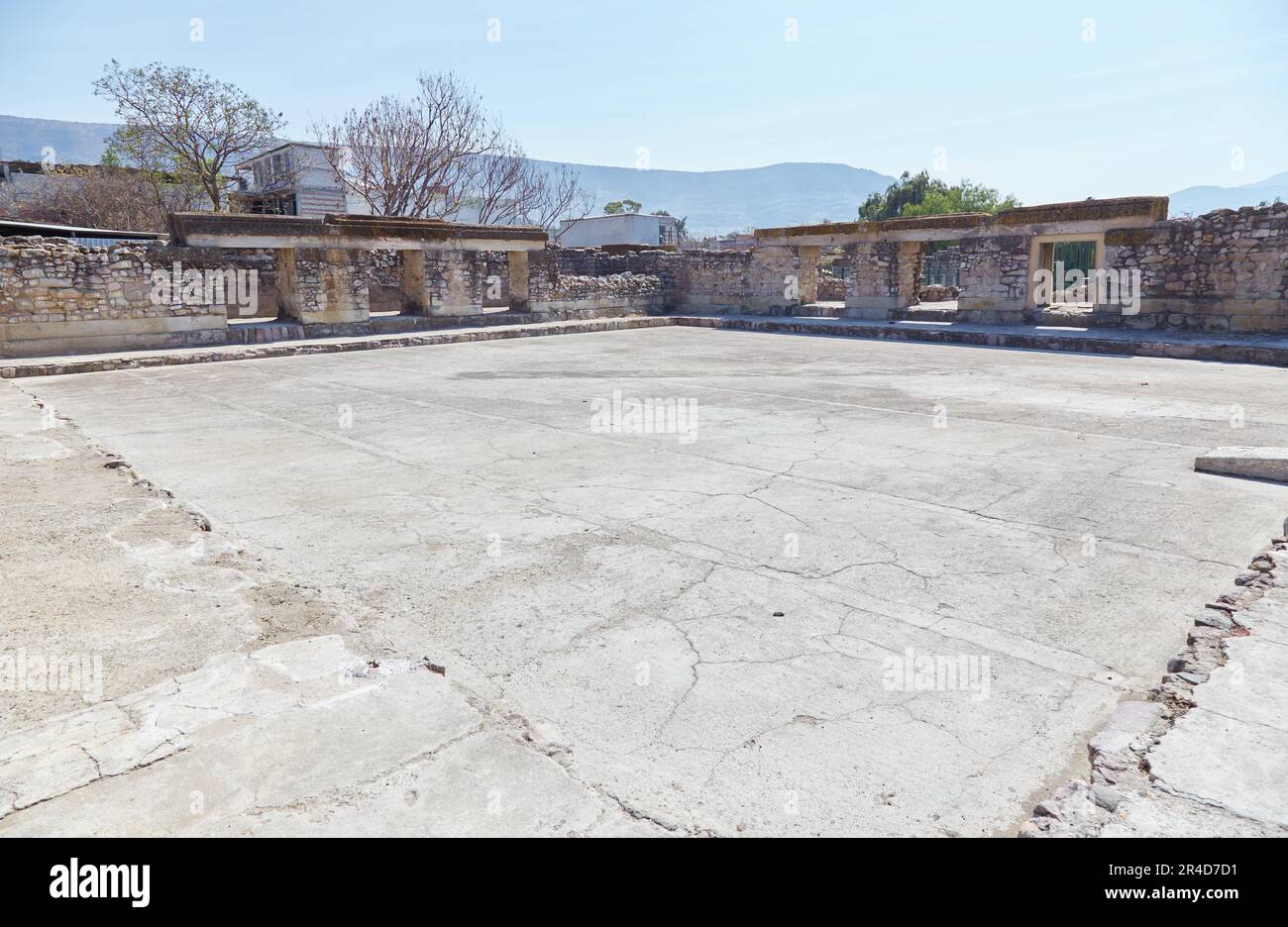 The unique ruins of Mitla, in Oaxaca, Mexico, was a Zapotec and Mixtec ...