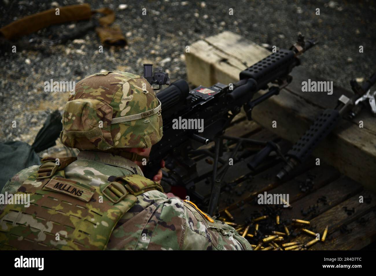 U.S. Army Spc. William Mullins, assigned to 4th Squadron, 2nd Cavalry ...