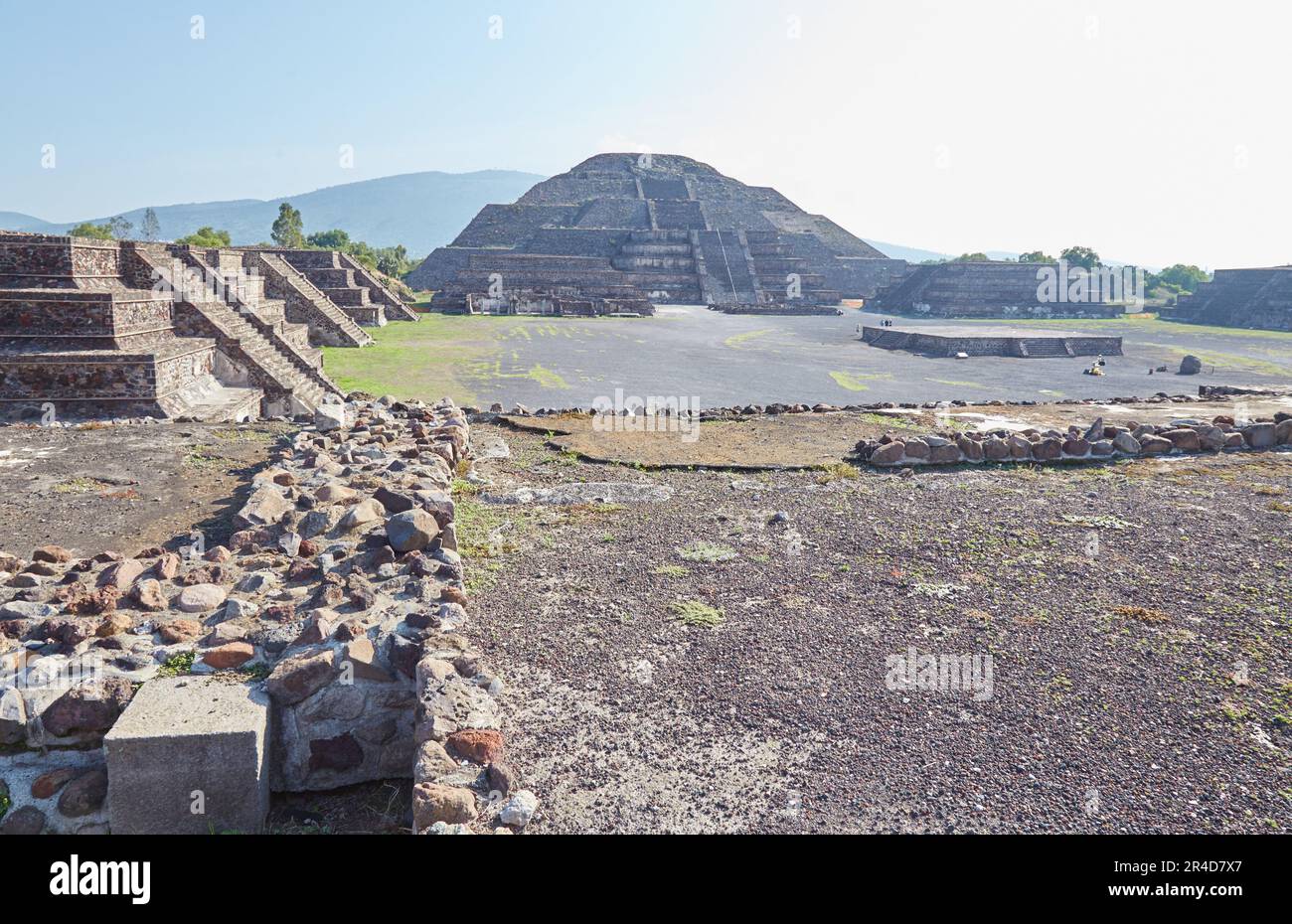 The Pyramid of the Moon at Teotihuacan, Mexico, one of Mexico's most ...