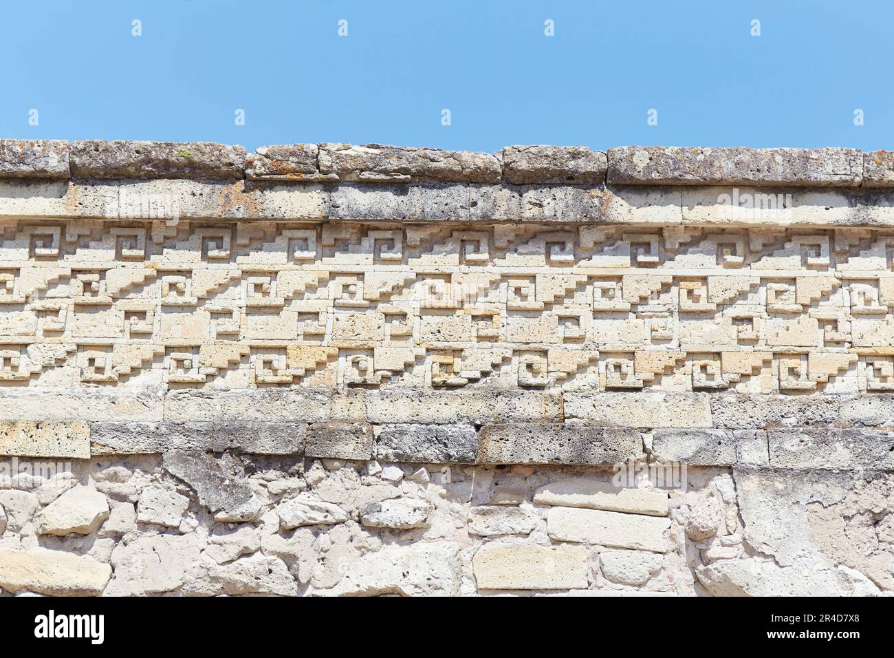 The unique ruins of Mitla, in Oaxaca, Mexico, was a Zapotec and Mixtec ...