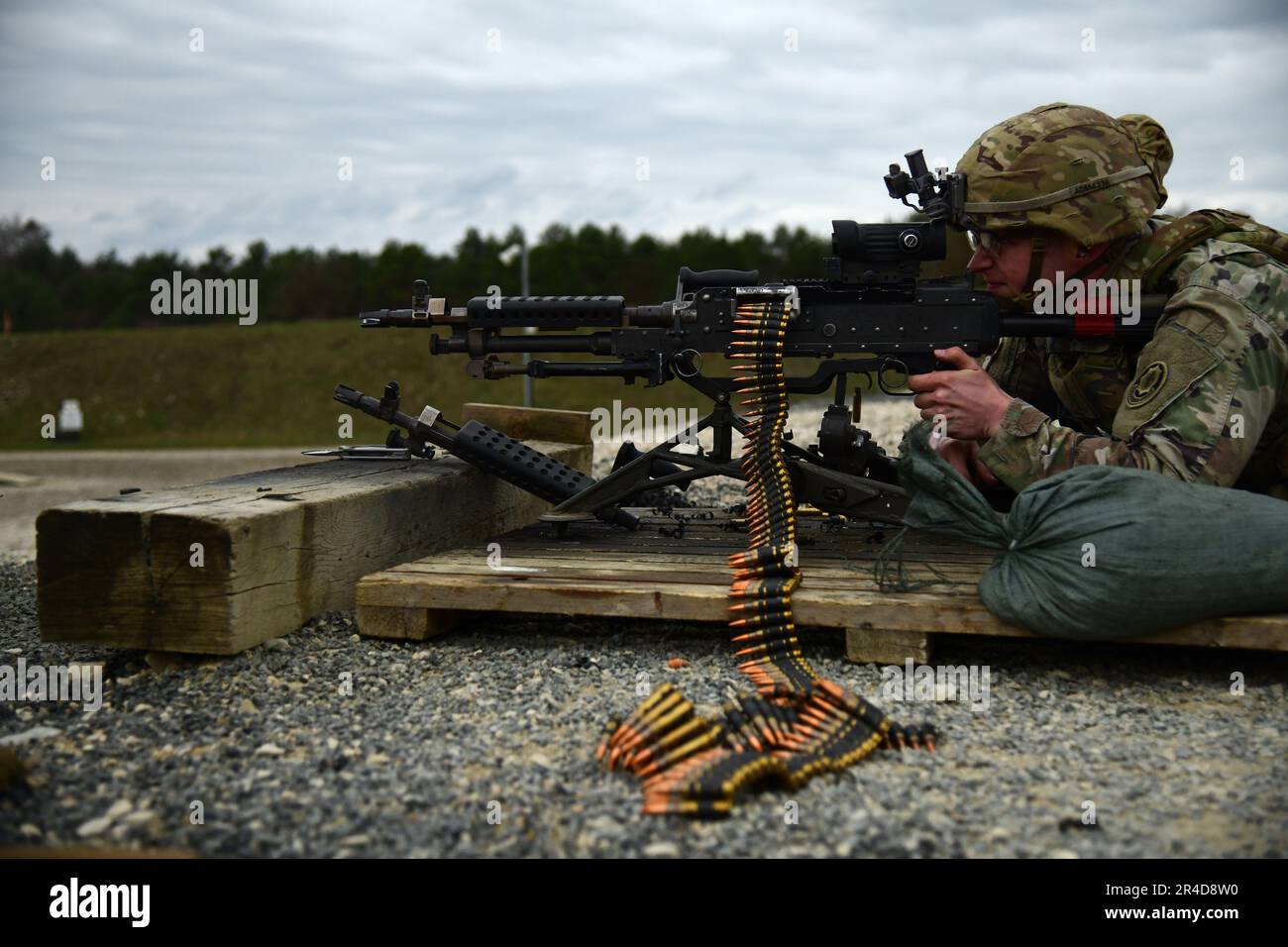 U.S. Army Spc. William Mullins, assigned to 4th Squadron, 2nd Cavalry ...