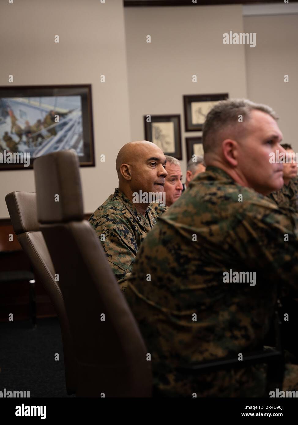 U.S. Marine Corps Lt. Gen. Brian W. Cavanaugh, the commanding general ...