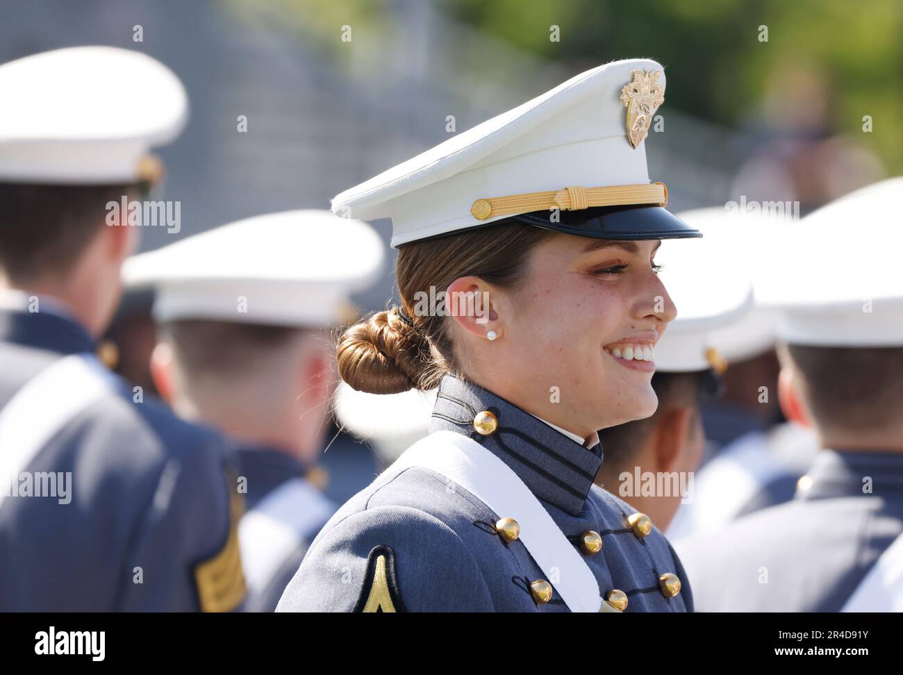 West Point, United States. 27th May, 2023. Cadets arrive for the West ...