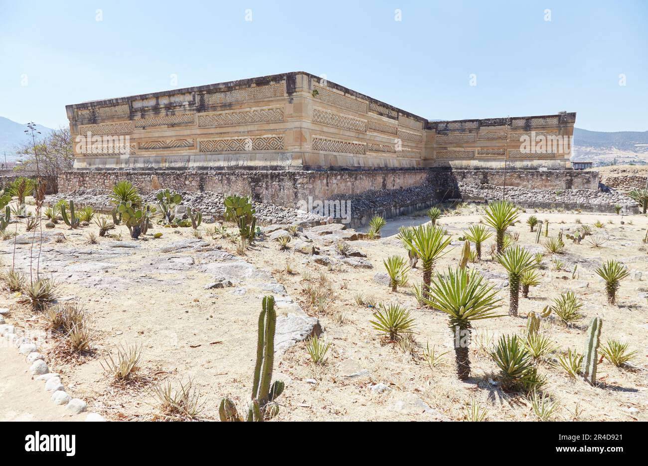 The unique ruins of Mitla, in Oaxaca, Mexico, was a Zapotec and Mixtec ...