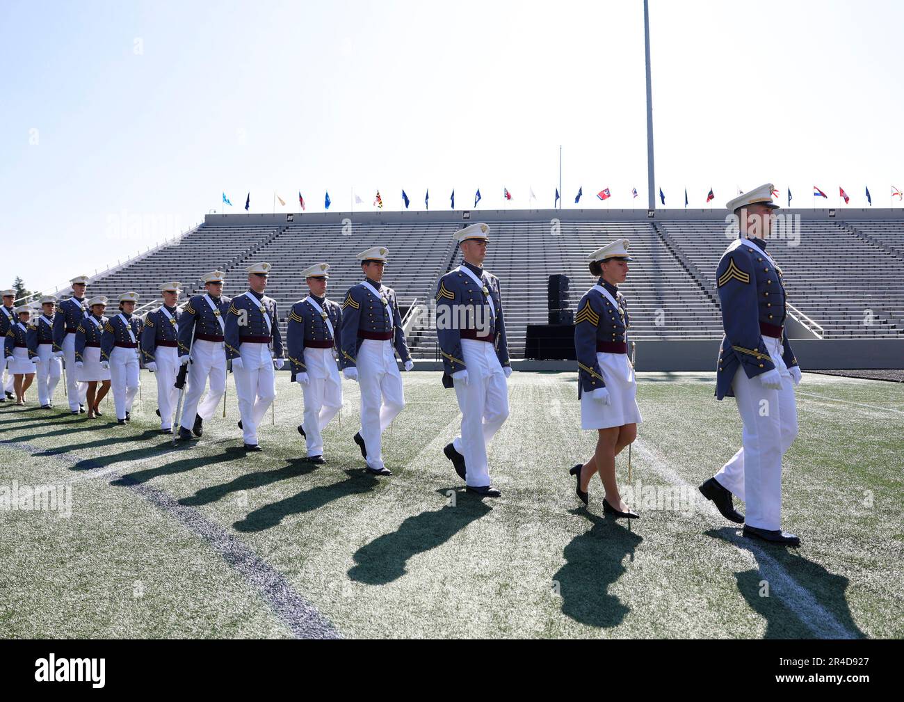 West Point, United States. 27th May, 2023. Cadets arrive for the West ...