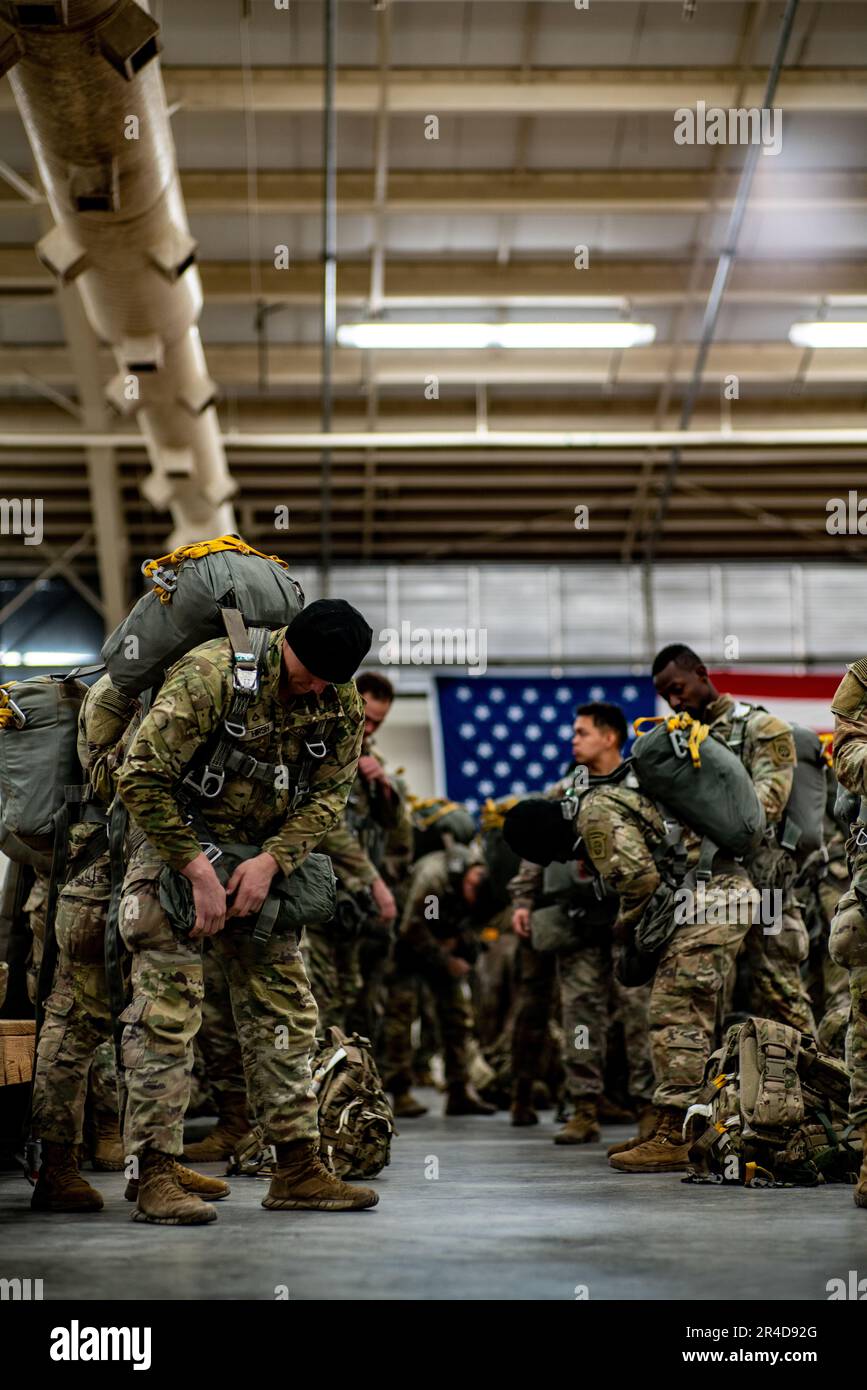 Paratroopers of the 2nd Brigade Combat Team, 82nd Airborne Division don ...