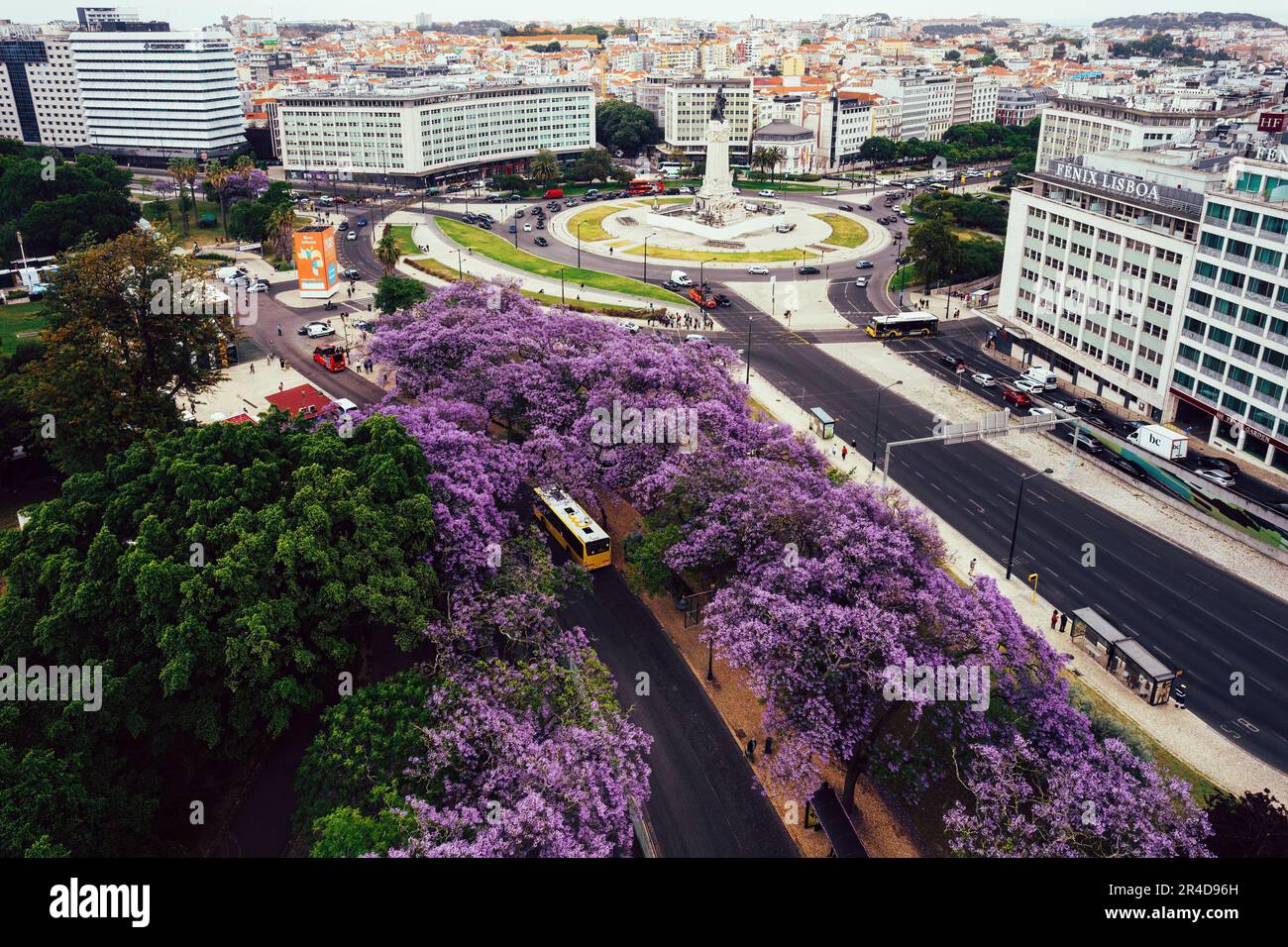 Lisbon baixa de lisboa aerial view hi-res stock photography and images ...