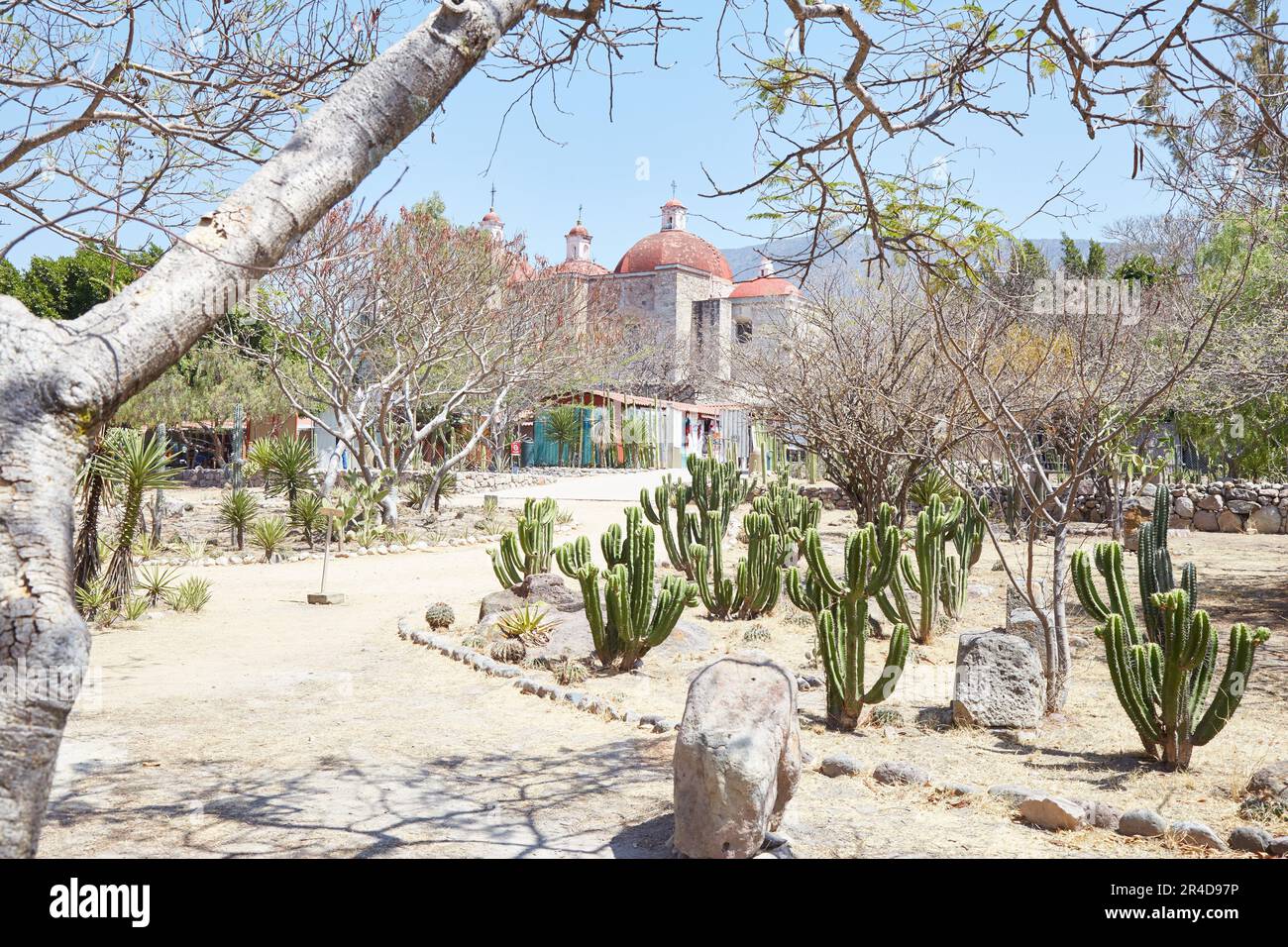 The unique ruins of Mitla, in Oaxaca, Mexico, was a Zapotec and Mixtec ...