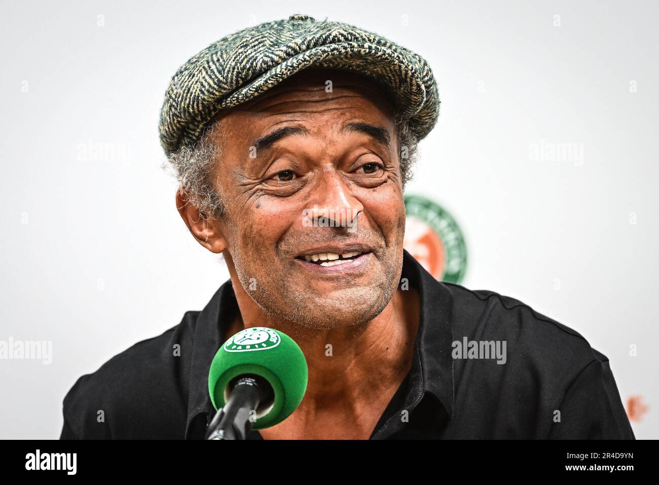 French singer and former tennis player Yannick NOAH during Roland ...
