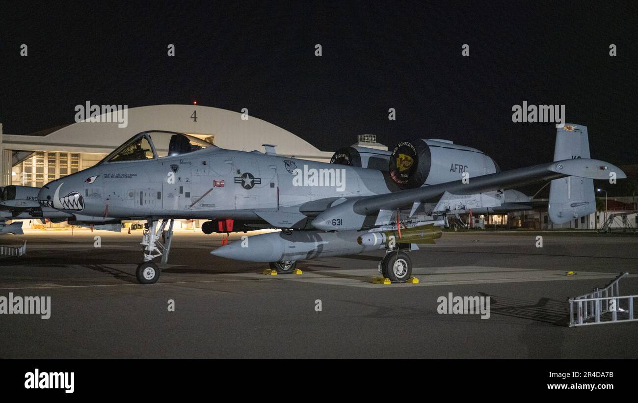 An A-10 Thunderbolt II aircraft assigned to the 442nd Fighter Wing ...