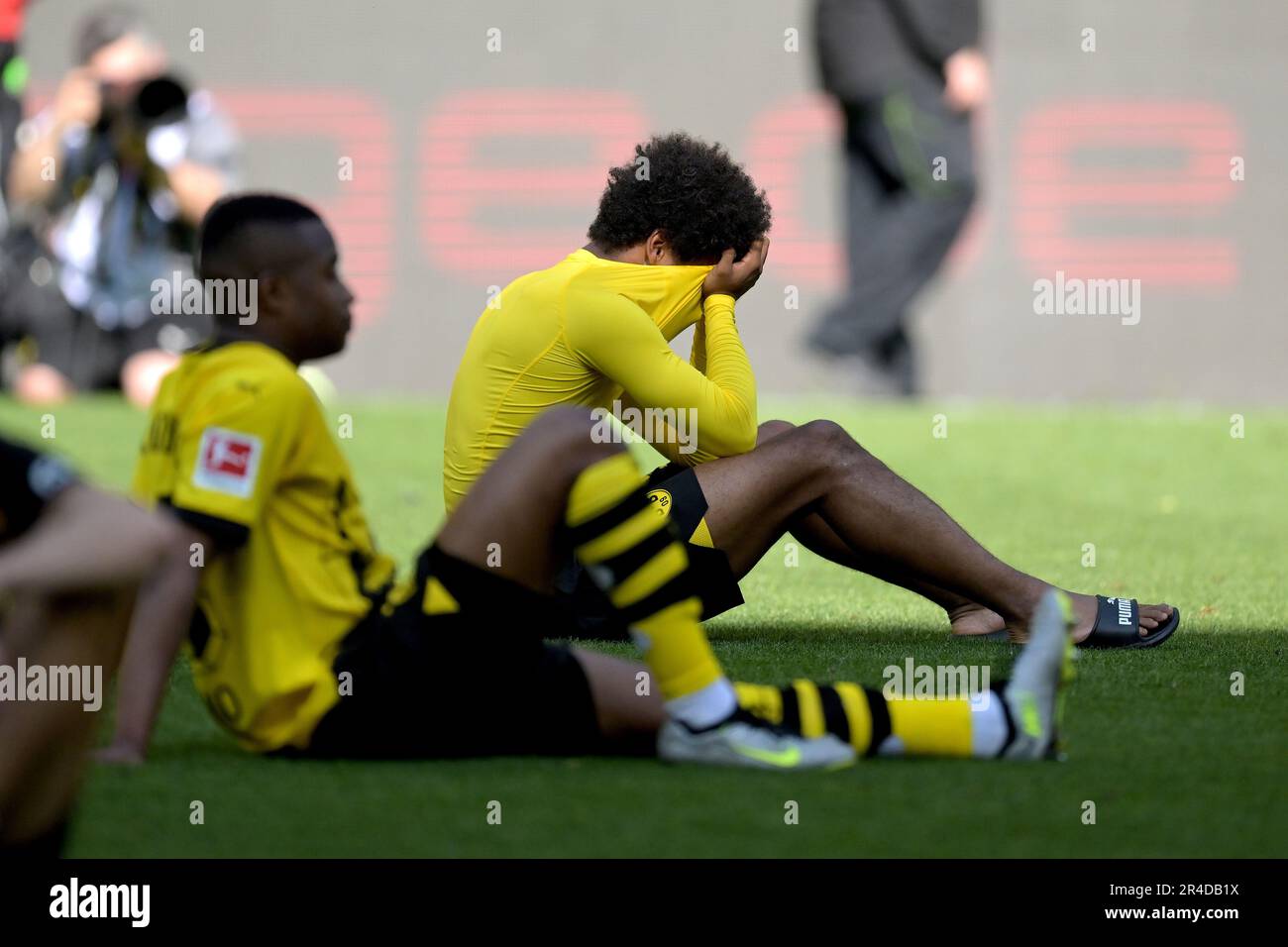DORTMUND - Karim Adeyemi of Borussia Dortmund after the Bundesliga ...