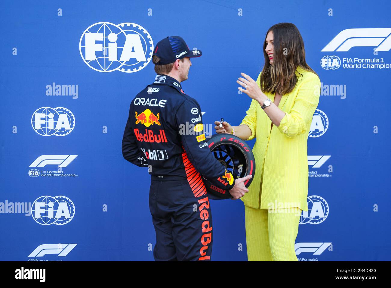 VERSTAPPEN Max (ned), Red Bull Racing RB19, portrait pole position during the Formula 1 Grand ...