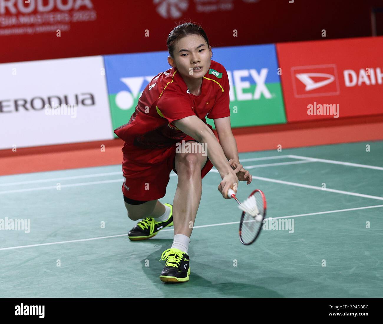 Kuala Lumpur, Malaysia. 27th May, 2023. China's Han Yue competes during ...
