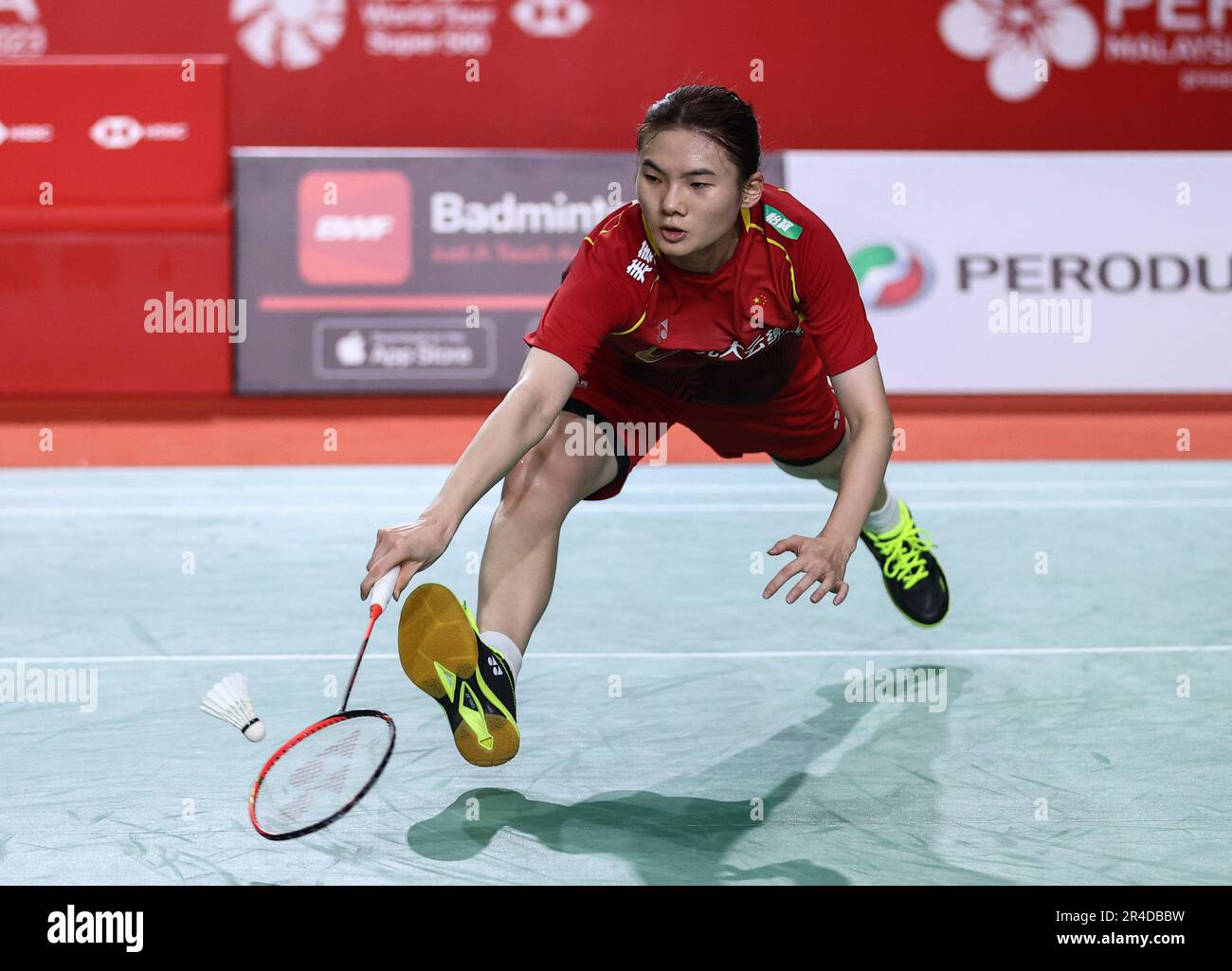 Kuala Lumpur, Malaysia. 27th May, 2023. China's Han Yue competes during ...