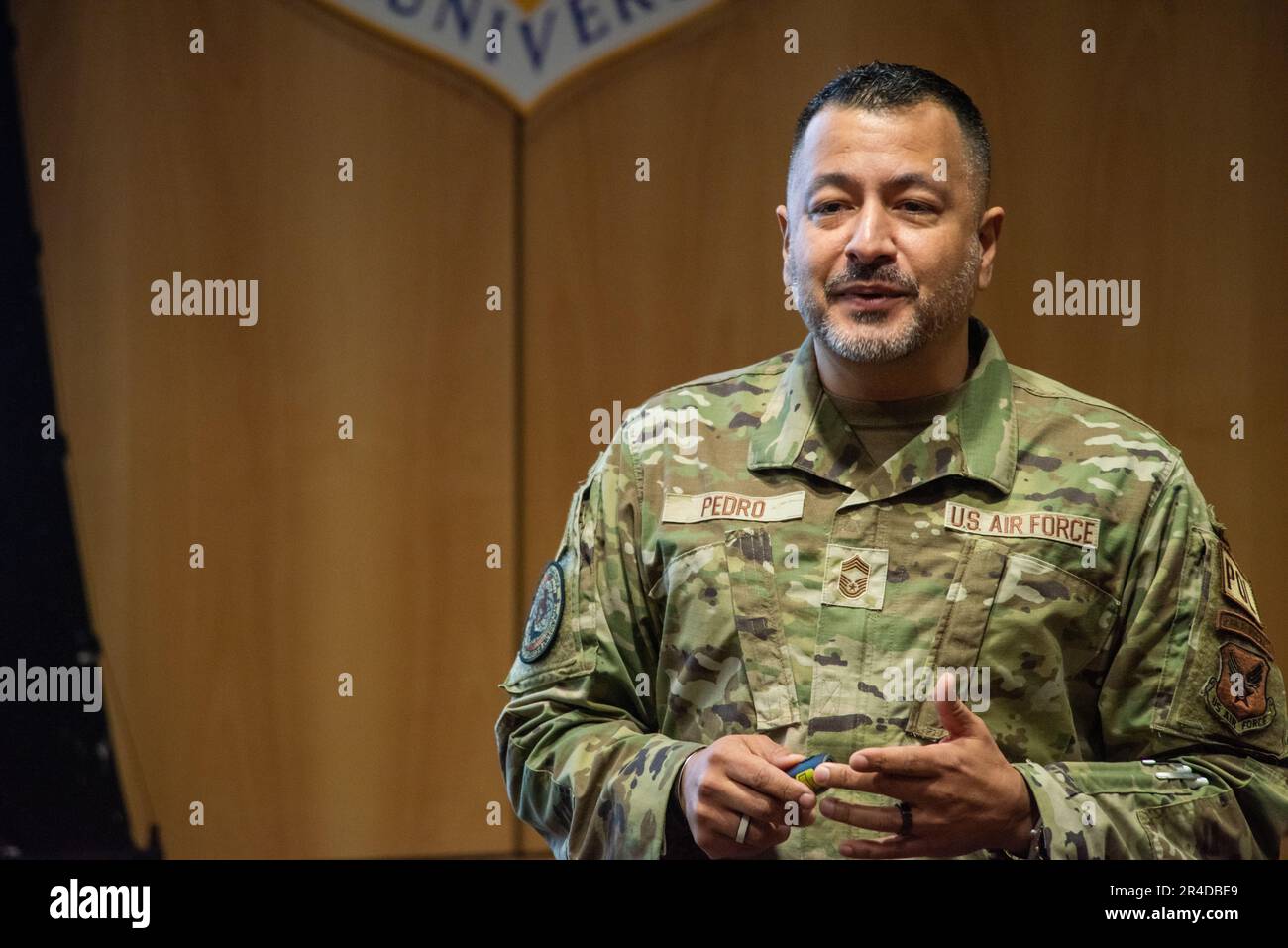 U.S. Air Force Chief Master Sgt. Donald Pedro, Senior Enlisted Leader ...