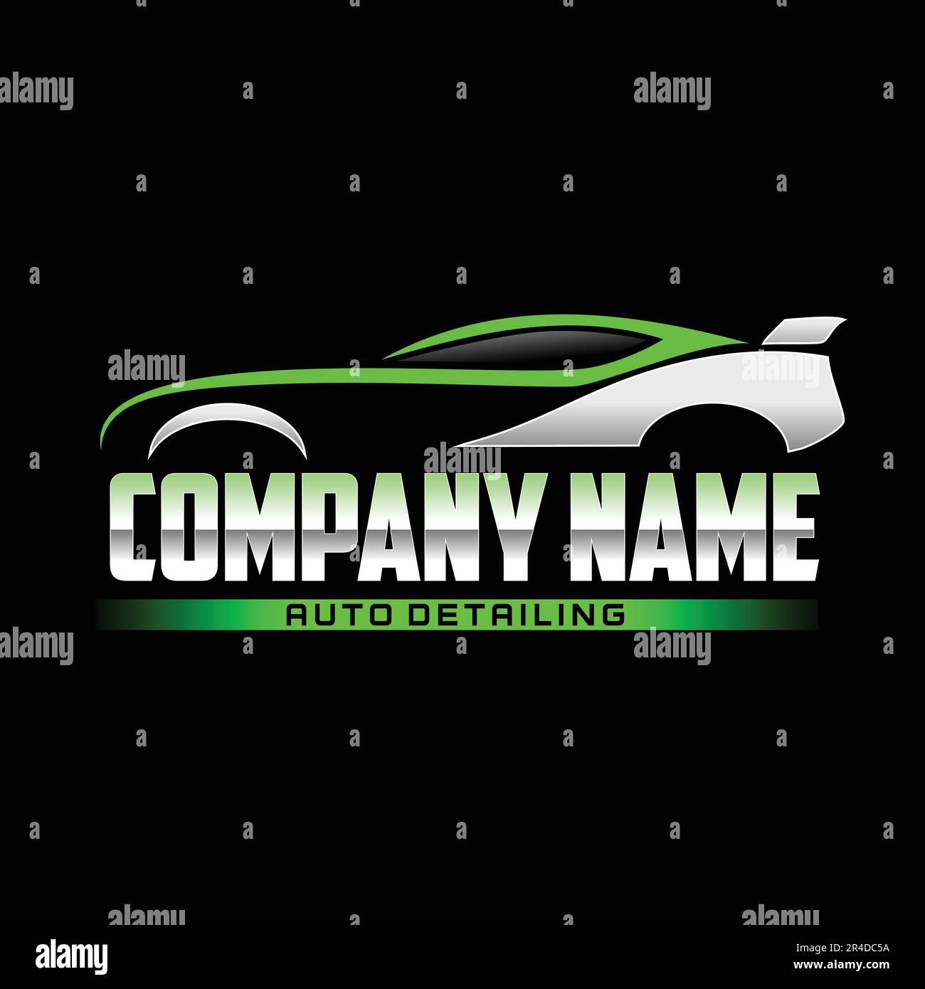 Illustration vector graphic of auto detailing service logo design on ...