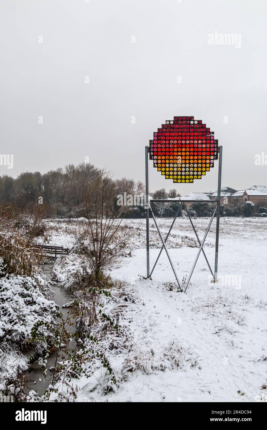 The Swift Code bird nesting tower on Logans Meadow in Chesterton ...