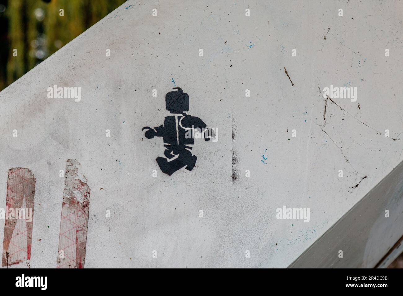 Lego Man Stencil