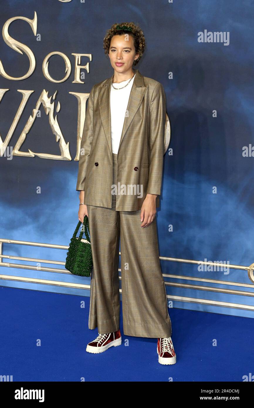 Phoebe Collings-James attends the UK Premiere of "Fantastic Beasts: The ...