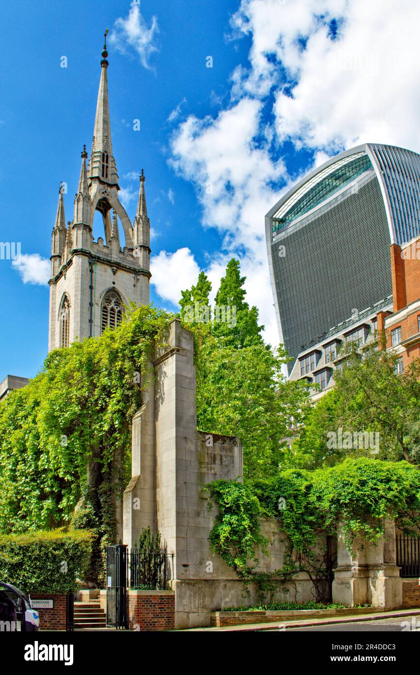 London St Dunstans Hill and St Dunstan in the East Church Garden the ...