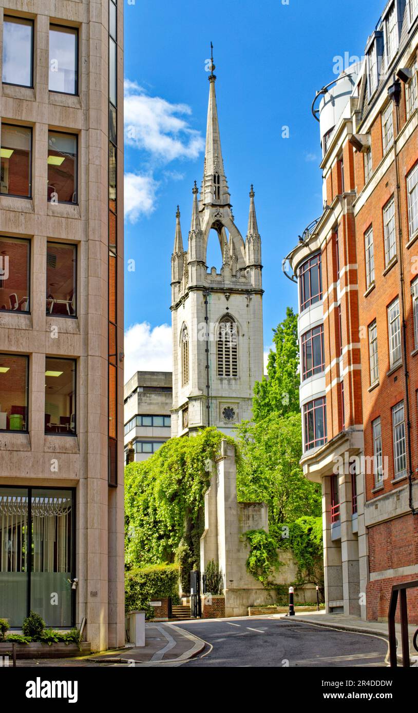 London St Dunstans Hill St Dunstan in the East Church Garden the church ...