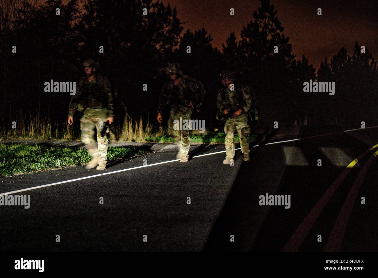 Paratroopers across the 82nd Airborne Division execute the 12 mile road ...