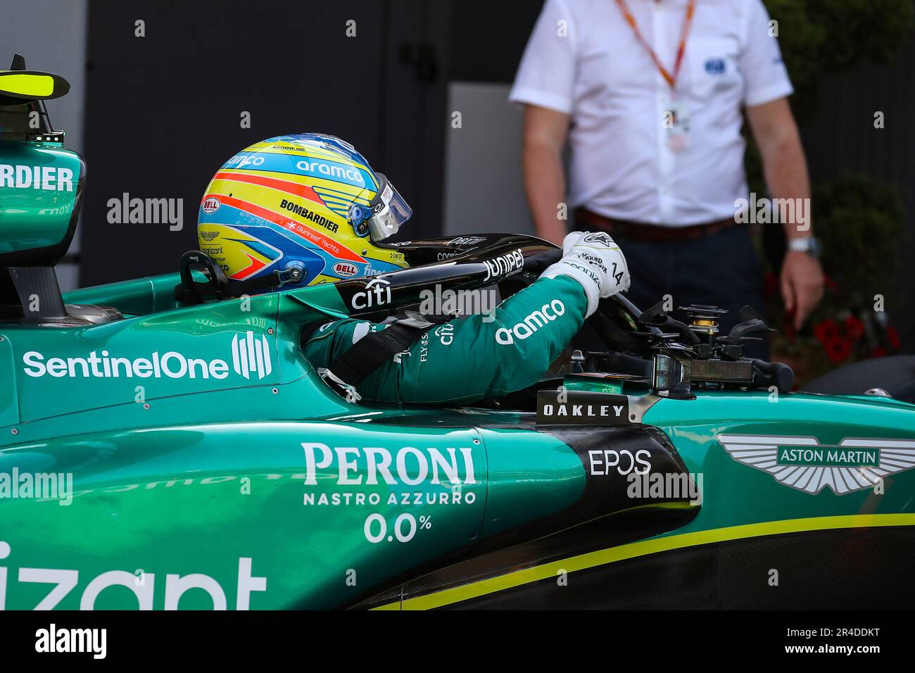 #14 Fernando Alonso, Aston Martin Mercedes during the Monaco GP, 25-28 May 2023 at Montecarlo ...