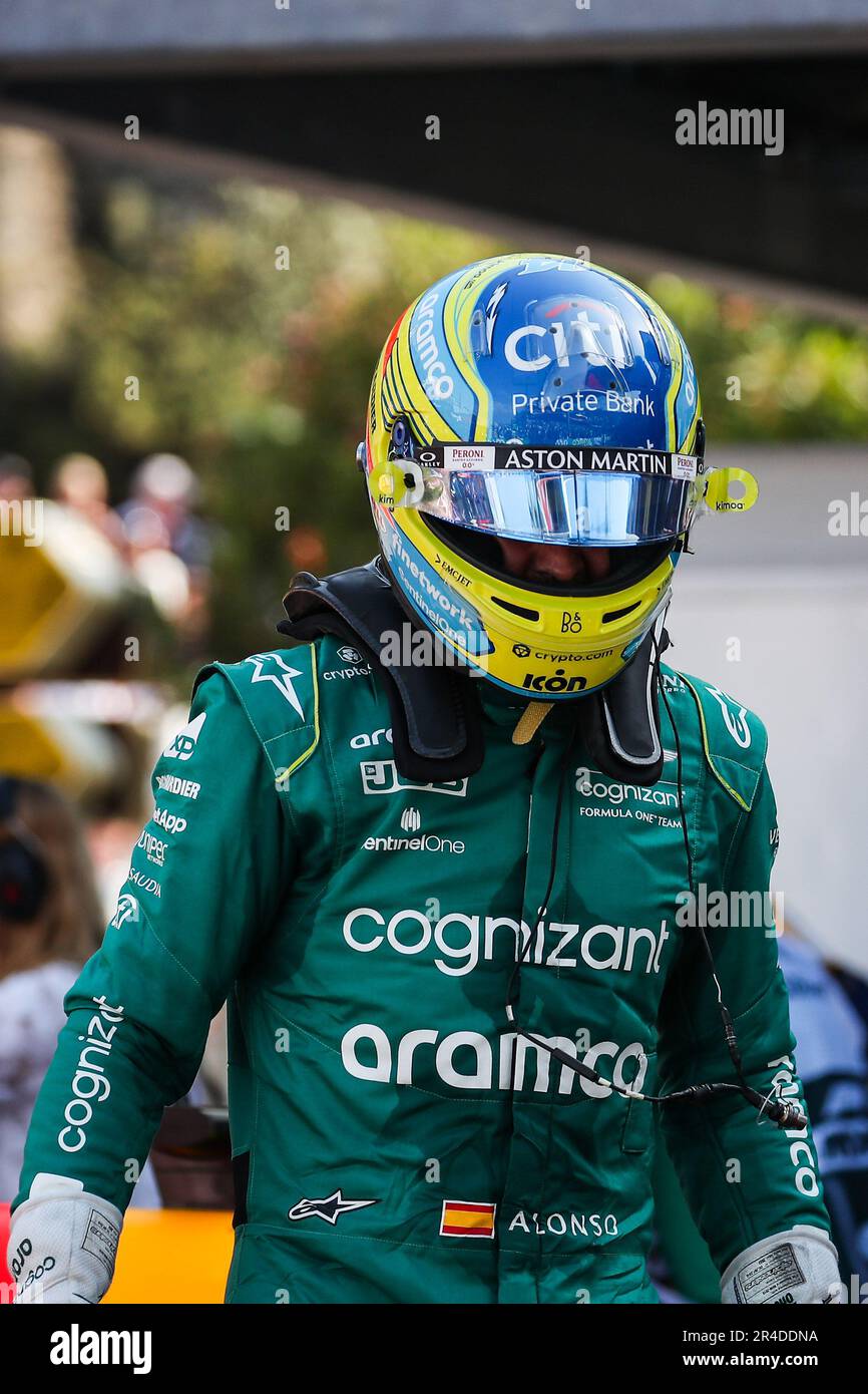 #14 Fernando Alonso, Aston Martin Mercedes during the Monaco GP, 25-28 ...