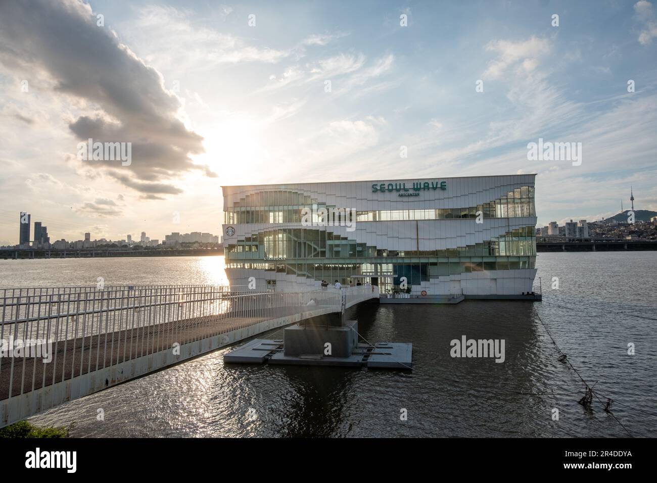 Seoul, South Korea - 14 July 2022: Seoul Wave Art Center building ...