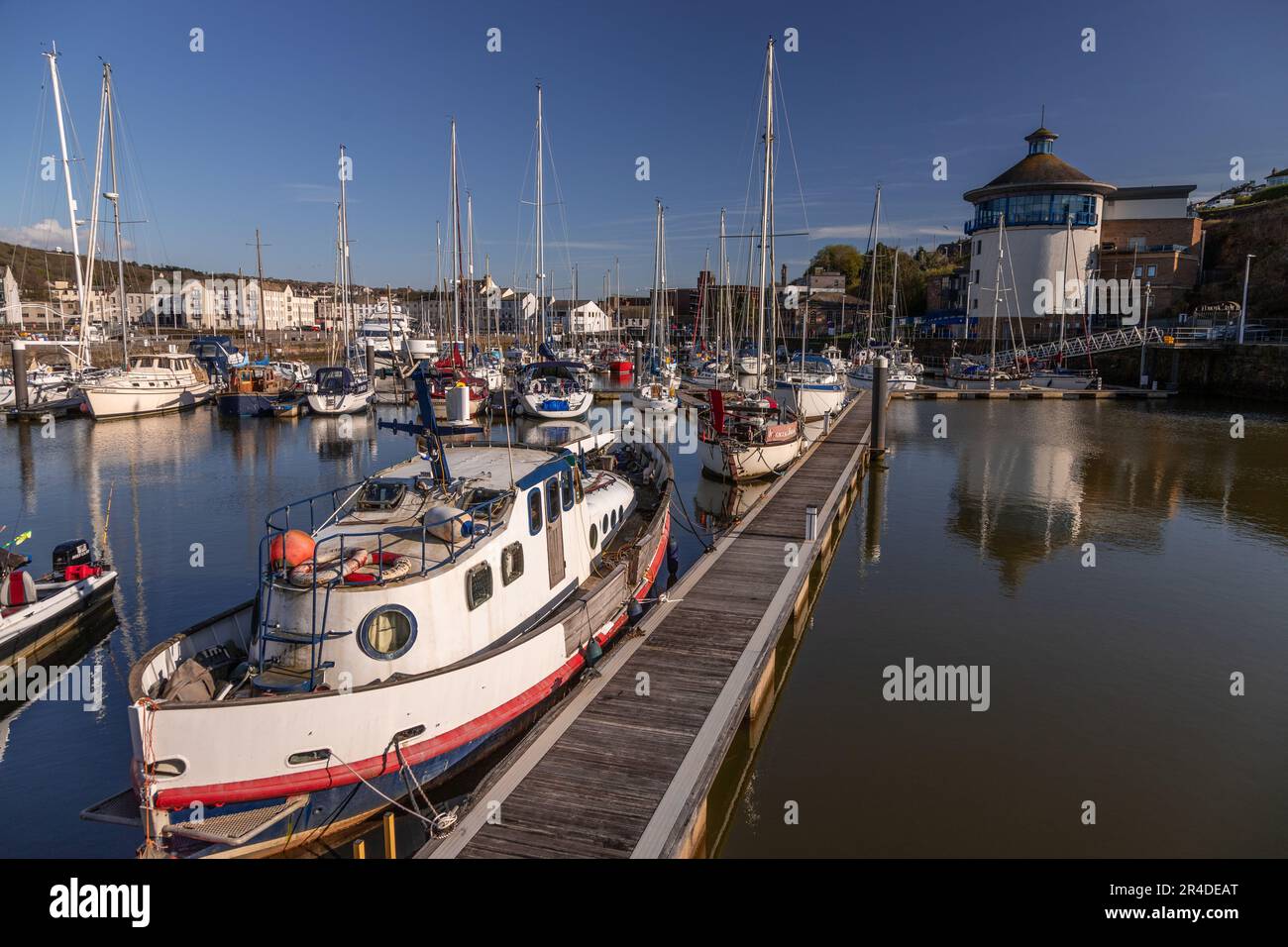 Boats in Whitehaven harbour, Cumbria, England Stock Photo - Alamy