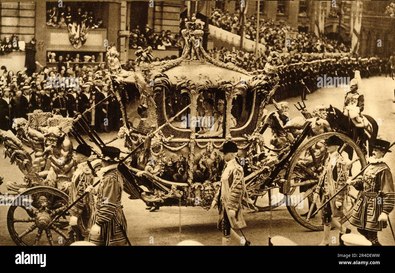 'Their Majesties The King and Queen', 1937. From "The Coronation of ...