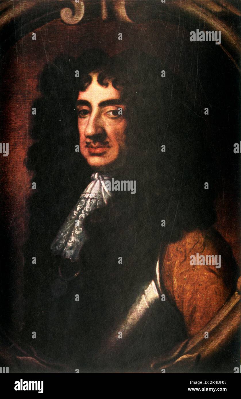 King charles portrait colour painting hi-res stock photography and ...