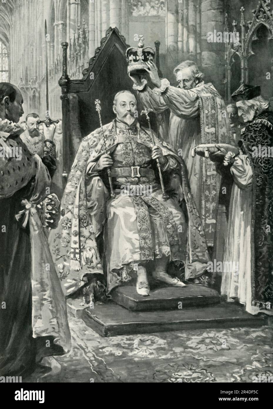 'The Crowning of Edward VII', 1902, (1911). The coronation of Edward ...
