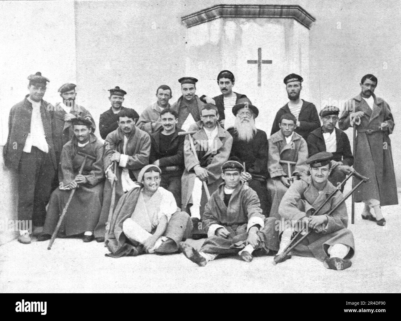 'Nos marins blesses pendant les journees des 1er et 2 decembre, en ...