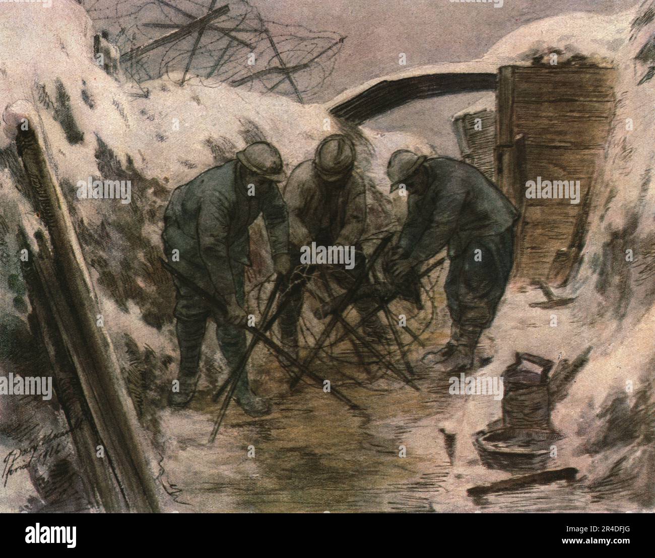 Ww1 battlefield barbed wire hi-res stock photography and images - Alamy