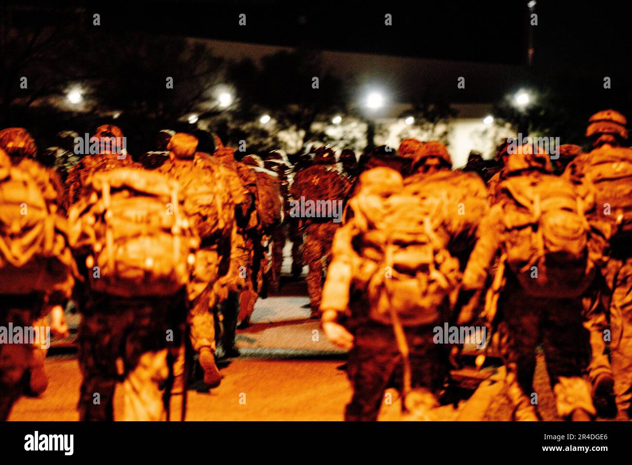 Paratroopers across the 82nd Airborne Division execute the 12 mile road ...