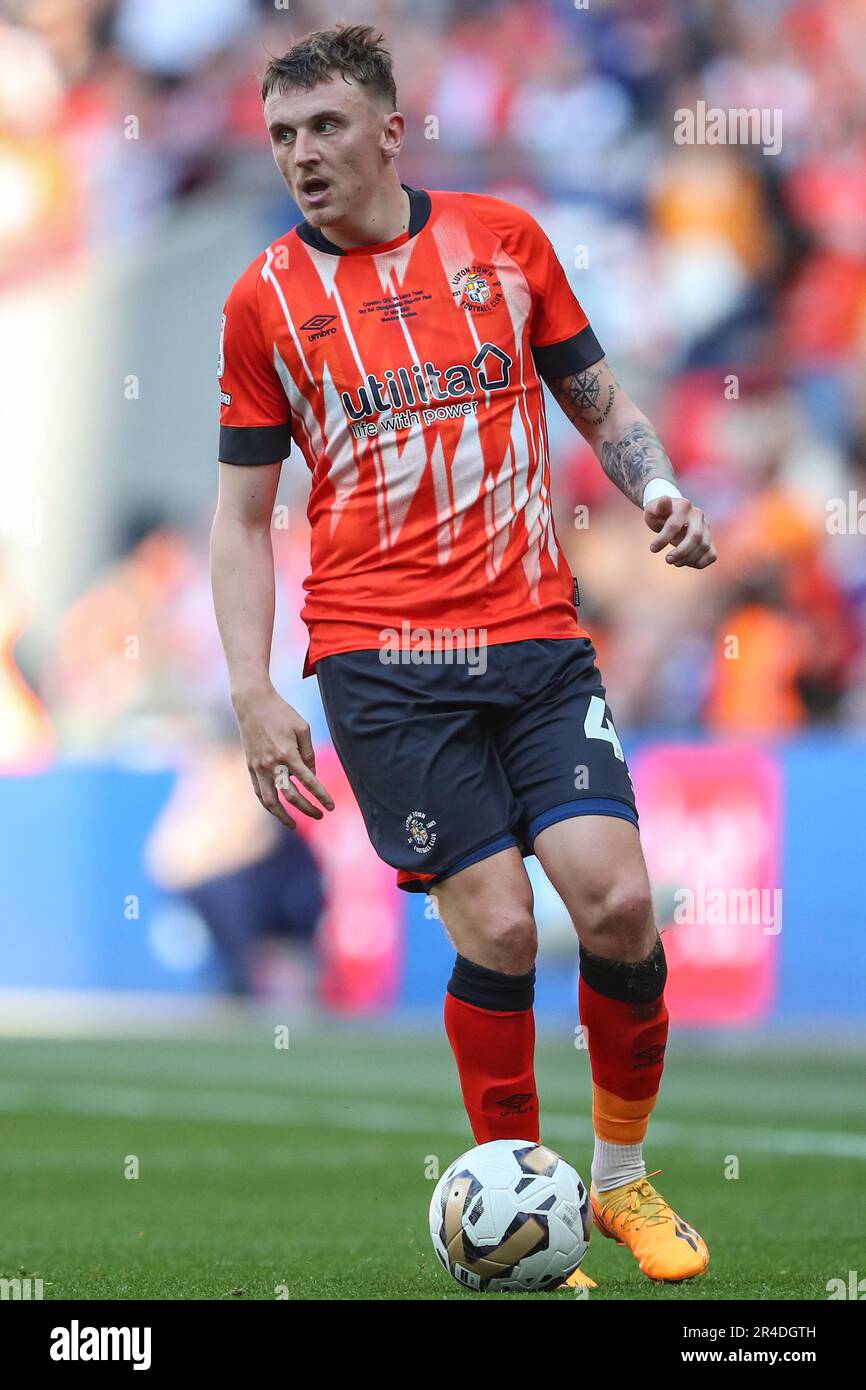 Alfie Doughty #45 of Luton Town during the Sky Bet Championship Play ...