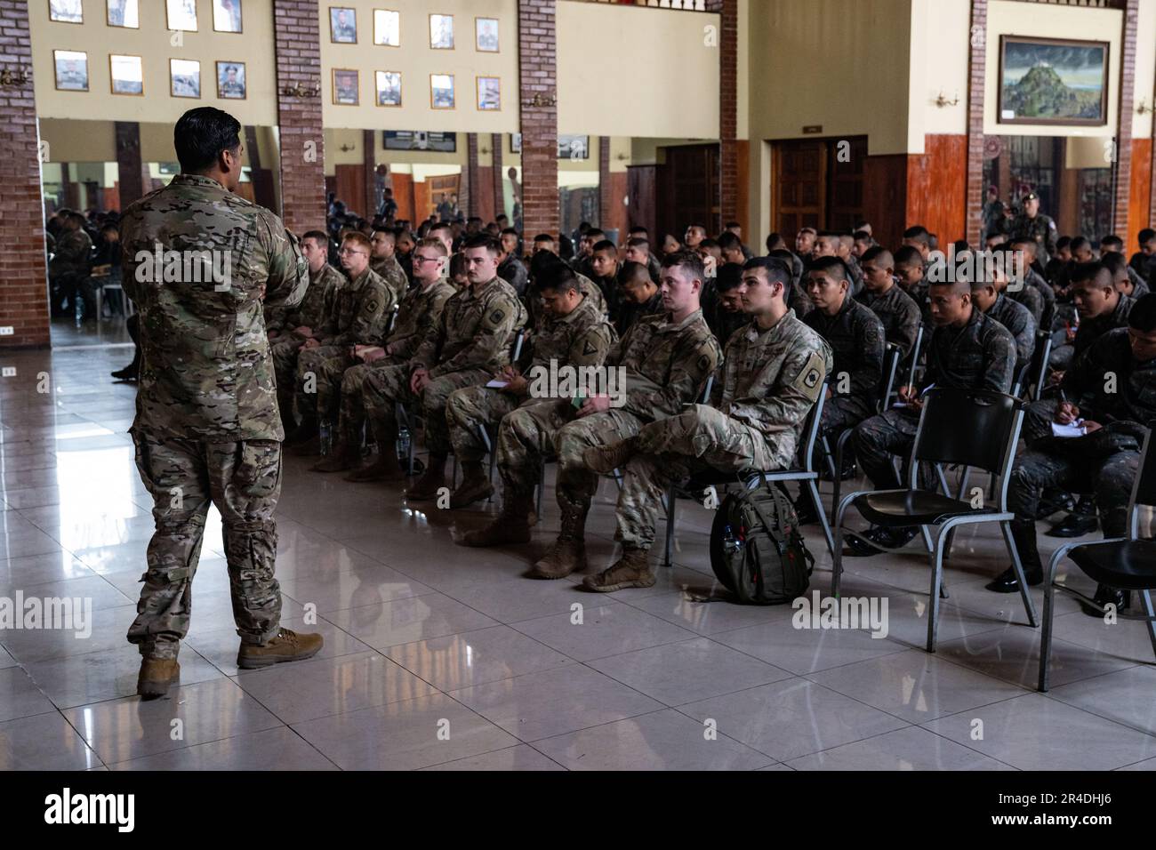 A 7th Special Forces Group (Airborne) Soldier presents a proper field ...