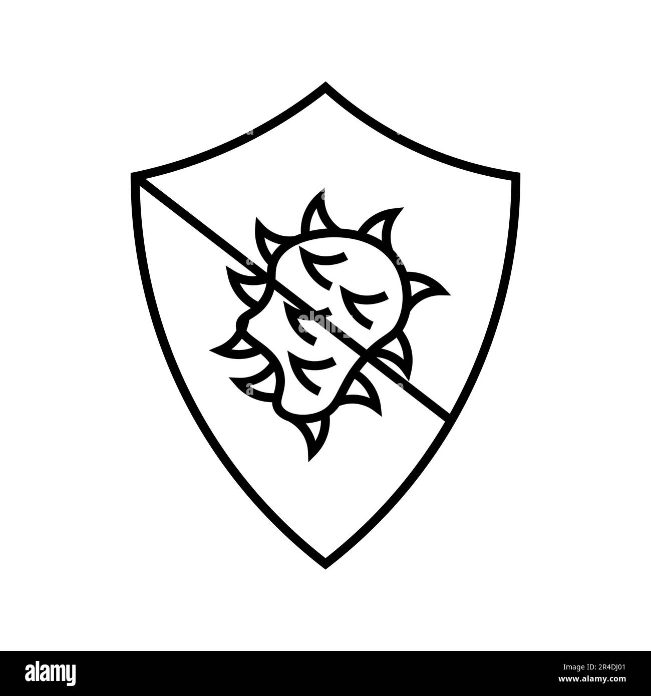 Simple virus Stock Vector Images - Alamy