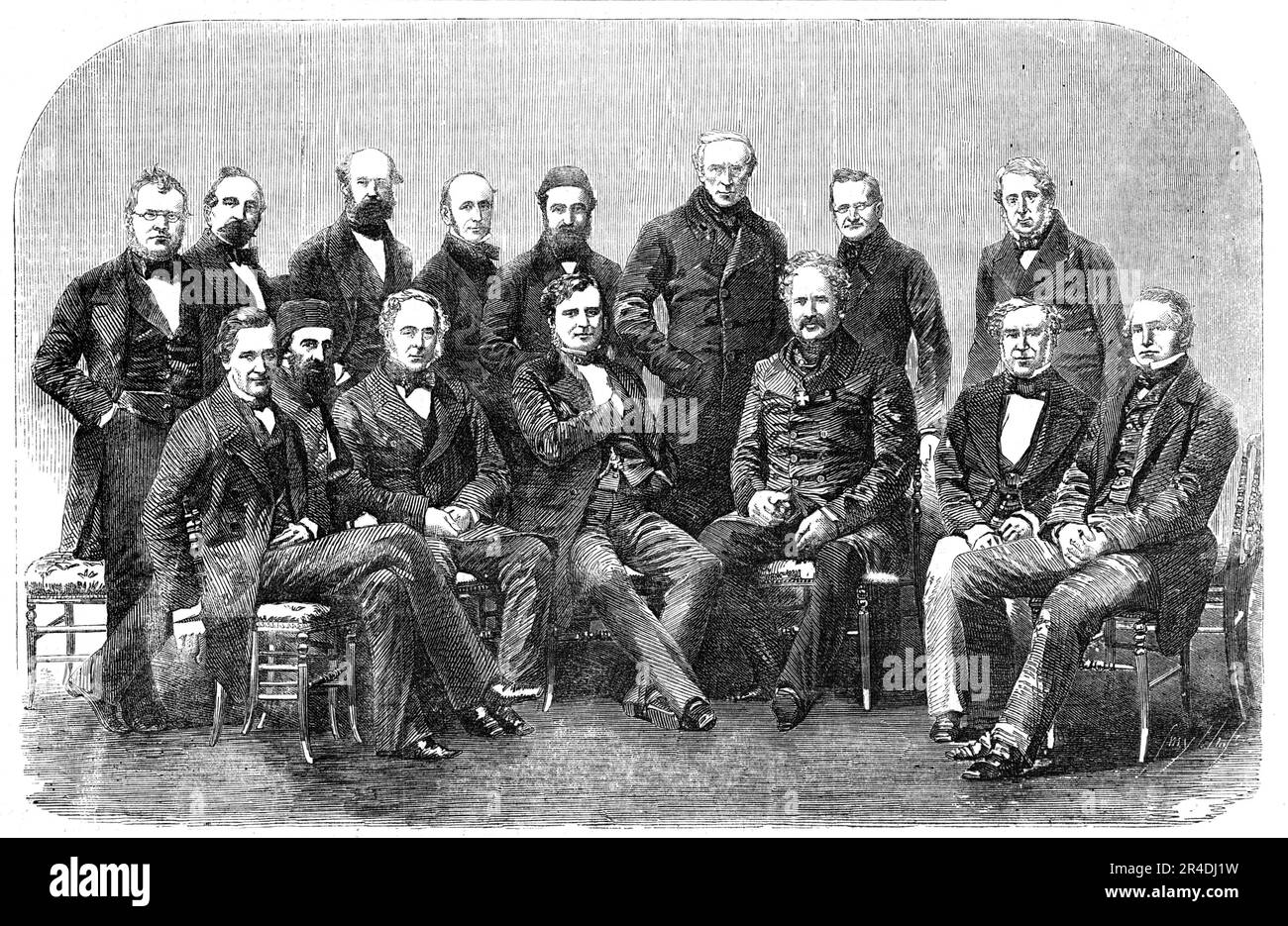 The Peace Plenipotentiaries - from a photograph by Mayer Brothers, and ...