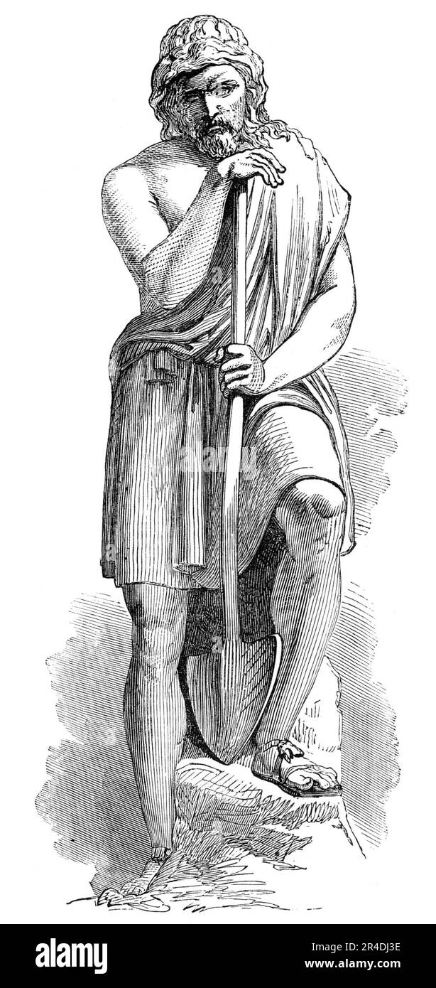 Statues for the Egyptian Hall in the Mansion House: "Timon" - by F ...