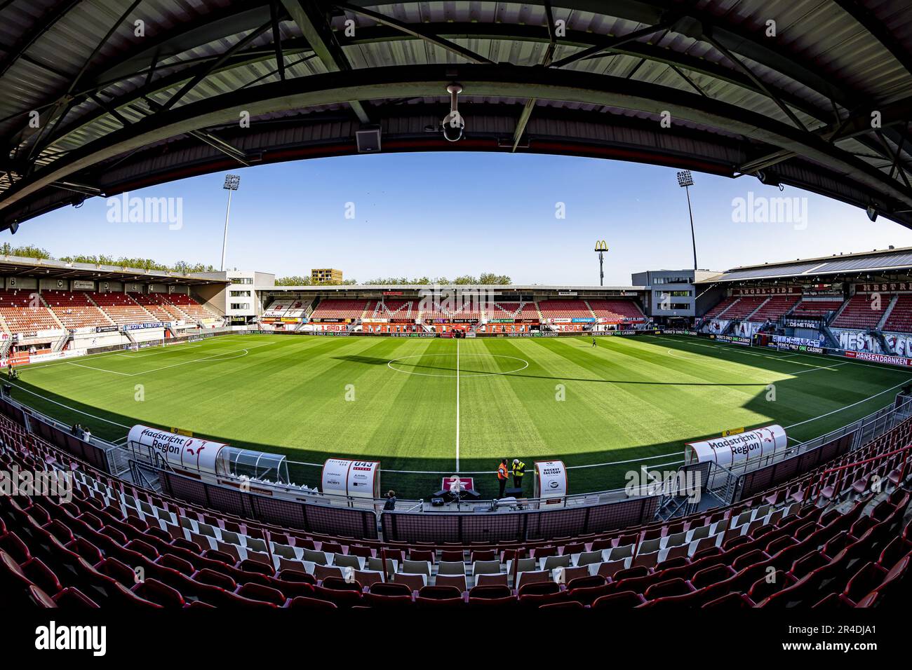 MAASTRICHT, Netherlands. 27th May, 2023. football, Stadium De Geuselt ...