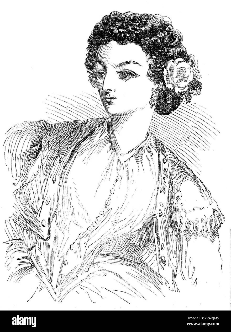 Madame Lola Montes, 1856. '...Sketch of Madame Lola Montes, as she ...