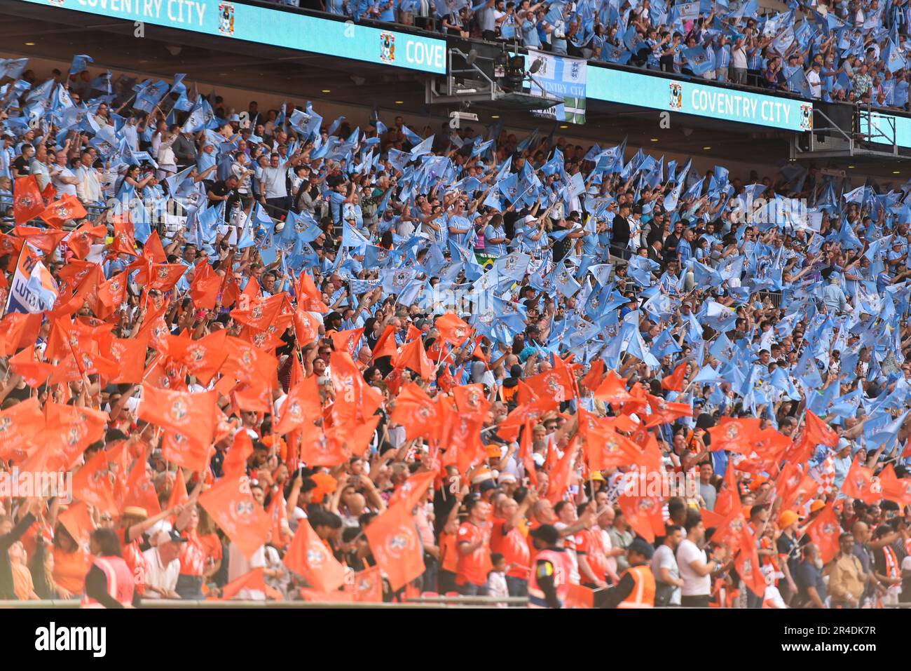 Flags at the city of coventry stadium hi-res stock photography and ...